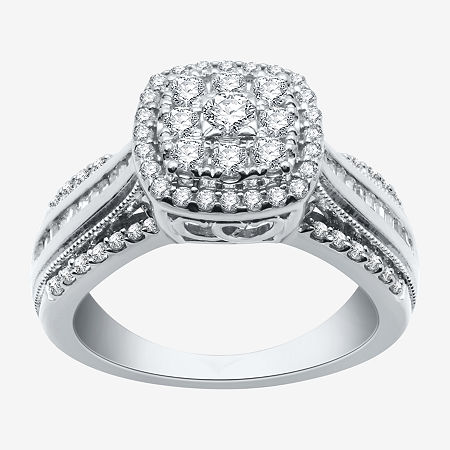 Click here for Womens 1 CT.T.W. Natural Diamond 10K Gold Cushion... prices