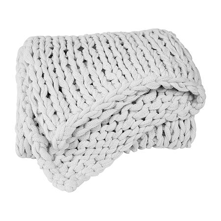 Click here for Casual Comfort Chunky Midweight Throw  One Size  G... prices