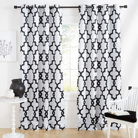 Click here for Exclusive Home Curtains Ironwork Grommet Top Energ... prices