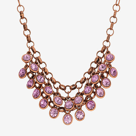 Click here for 1928 Copper-Tone Womens Purple 16 Inch Collar Neck... prices