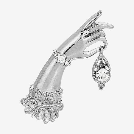 Click here for 1928 Silver-Tone Pin  One Size  White prices