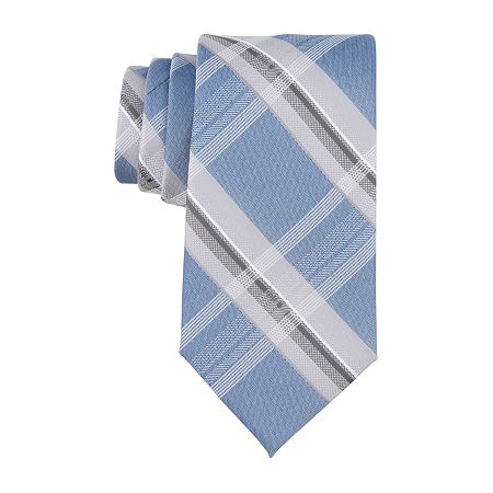 Click here for Stafford Plaid Tie  One Size  Blue prices