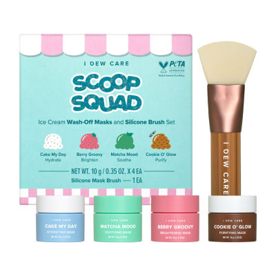 I Dew Care Scoop Squad Mask Set With Brush ($45 Value) - JCPenney