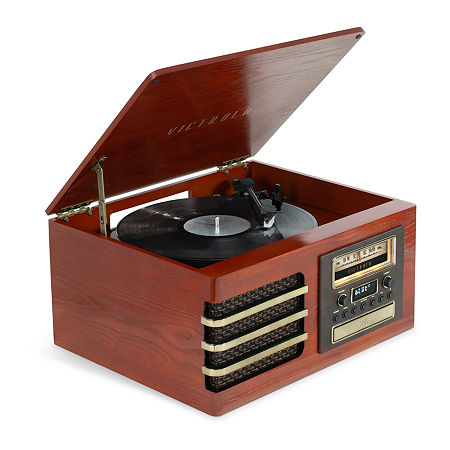 Click here for Victrola Ellington Vintage Wood Record Player prices