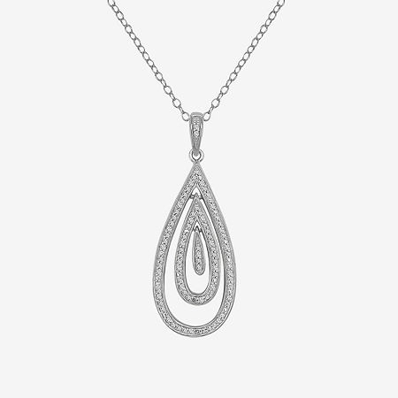 Click here for Womens 1/10 CT. T.W. Natural White Diamond Sterlin... prices