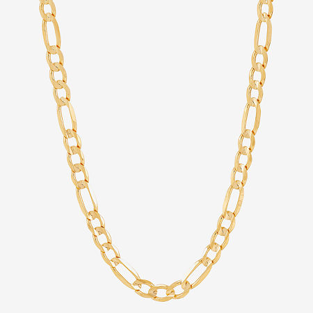Click here for Unisex Adult 14K Gold 22 Inch Figaro Chain Necklac... prices
