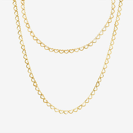 Click here for Womens 10K Gold Heart 2-pc. Jewelry Set  One Size prices