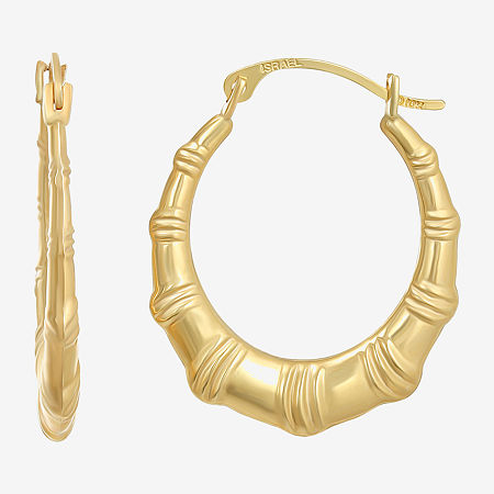 Click here for Womens 10K Gold 18mm Round Hoop Earrings  One Size prices