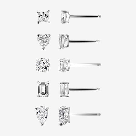 Click here for Diamonart Womens Cubic Zirconia Sterling Silver He... prices