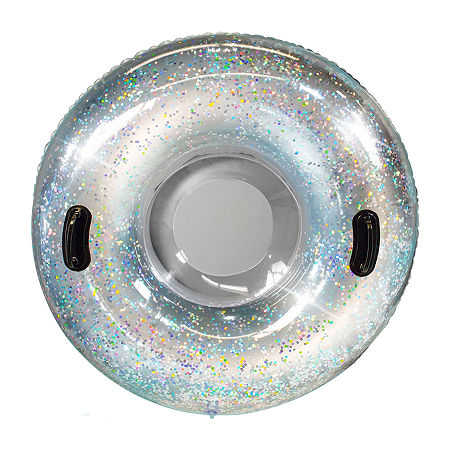 Click here for Pool Candy Deluxe Silver Glitter Inflatable Snow S... prices