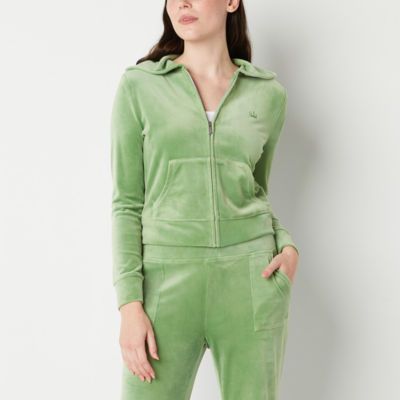 Juicy By Juicy Couture Lightweight Track Jacket, Color: Matcha Tea ...