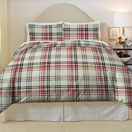 Click here for Pointehaven Brushed Cotton Duvet Cover Set  One Si... prices