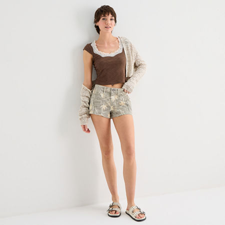 Click here for Arizona Womens Low Rise Juniors Denim Short  14  G... prices