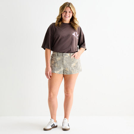 Click here for Arizona Womens Low Rise Juniors Plus Denim Short... prices
