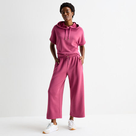 Click here for Stylus Womens Wide Leg High Rise Cropped Pant  Lar... prices