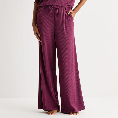 Click here for Ambrielle Womens Rib Pajama Pants  Small  Purple prices