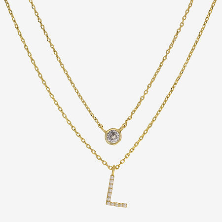 Click here for Sparkle Allure Initial Womens 16 Inch Strand Neckl... prices