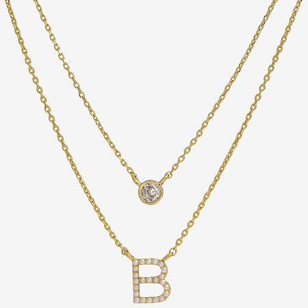 Click here for Sparkle Allure Initial Womens 16 Inch Strand Neckl... prices