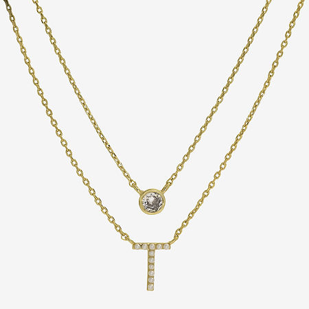 Click here for Sparkle Allure Initial Womens 16 Inch Strand Neckl... prices