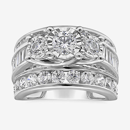 Click here for Womens 4 CT.T.W. Natural Diamond Gold Round Side S... prices