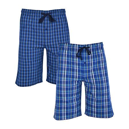 Click here for Hanes Stretch Mens 2-pc. Pajama Shorts  Large  Blu... prices