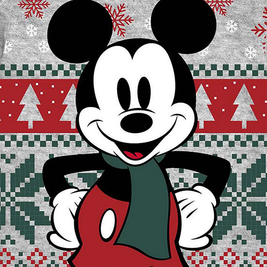 Toddler Boys Crew Neck Long Sleeve Mickey Mouse Graphic T-Shirt Toddler Boys Crew Neck Long Sleeve Mickey Mouse Graphic T-Shirt