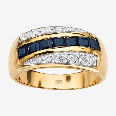 Click here for Mens Genuine Genstone 18K Gold Over Silver Fashion... prices