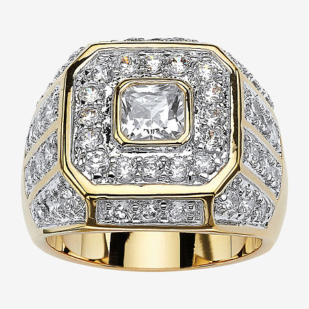 Click here for Mens 2 1/3 CT. T.W. Cubic Zirconia 14K Gold Over B... prices