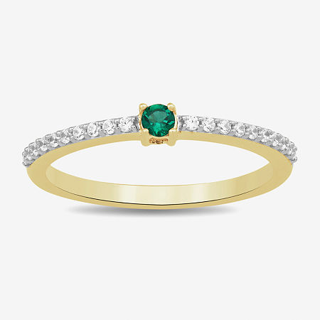 Click here for Womens Gemstone Sterling Silver Side Stone Stackab... prices