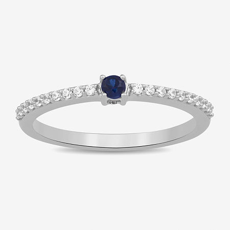 Click here for Womens Gemstone Sterling Silver Side Stone Stackab... prices