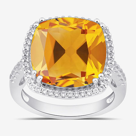 Click here for Womens Gemstone Sterling Silver Cushion Cocktail R... prices