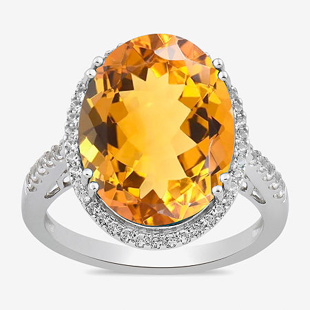 Click here for Womens Gemstone Sterling Silver Oval Cocktail Ring... prices