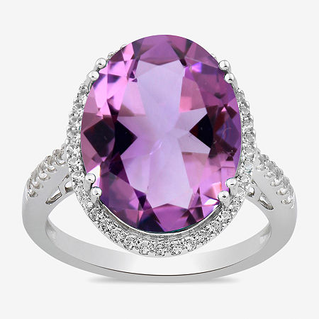 Click here for Womens Gemstone Sterling Silver Oval Cocktail Ring... prices