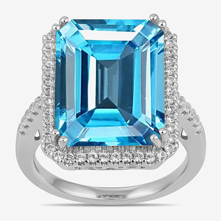 Click here for Womens Gemstone Sterling Silver Cocktail Ring  7... prices