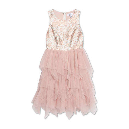 Click here for Speechless Big Kid Girls Sleeveless Flower Girl Fi... prices