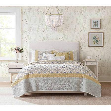 Madison Park Dawn 6-Pc. Quilt Set  Full/Queen - Yellow