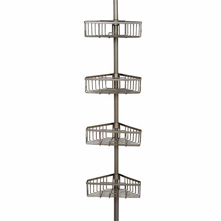 Click here for Zenna Home 4 Tier Stainless Steel Tension Pole Sho... prices