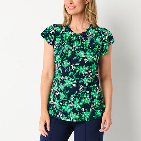 Click here for Liz Claiborne Womens Crew Neck Short Sleeve Blouse... prices