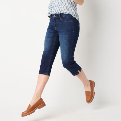 Liz Claiborne Sara Womens Mid Rise Capri Pants - JCPenney