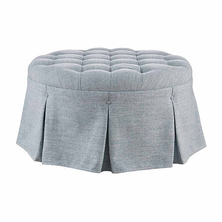 Click here for Martha Stewart Terri Tufted Upholstered Ottoman  O... prices