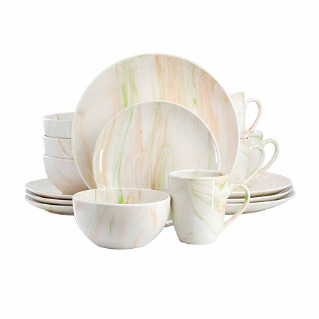 Click here for Elama Fine Marble 16-pc. Porcelain Dinnerware Set... prices
