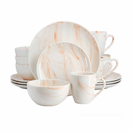 Click here for Elama Fine Marble 16-pc. Porcelain Dinnerware Set... prices