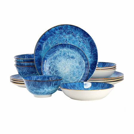 Click here for Elama Oceanus 16-pc. Porcelain Dinnerware Set  One... prices