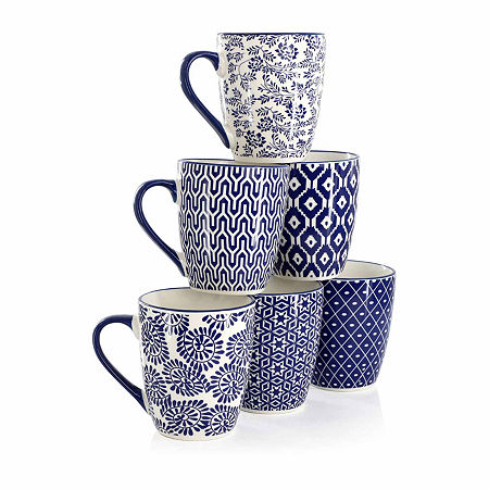 Click here for Elama Declan 6-pc. Stoneware Dinnerware Set  One S... prices