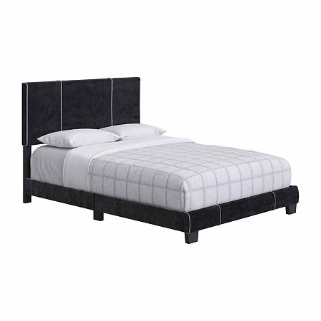 Click here for Lucena Platform Bed Frame  One Size  Black prices
