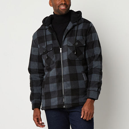 Click here for Victory Mens Fleece Hooded Midweight Shirt Jacket... prices