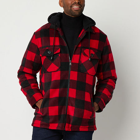 Click here for Victory Mens Fleece Hooded Midweight Shirt Jacket... prices