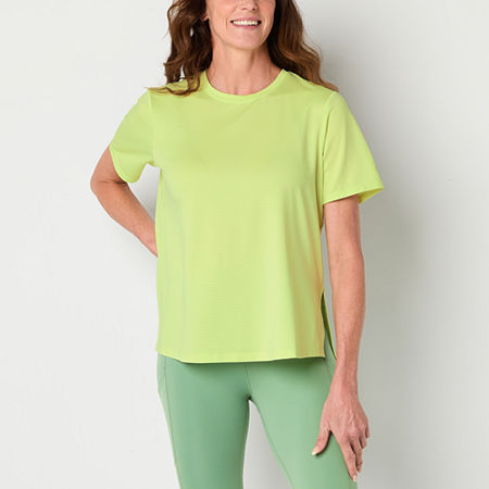 Click here for Xersion Womens Mesh Crew Neck Short Sleeve Tunic T... prices
