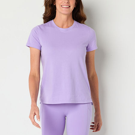 Click here for Xersion Womens Cotton Crew Neck Short Sleeve T-Shi... prices