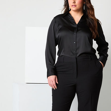 Click here for Worthington Womens Long Sleeve Plus Blouse  2x  Bl... prices